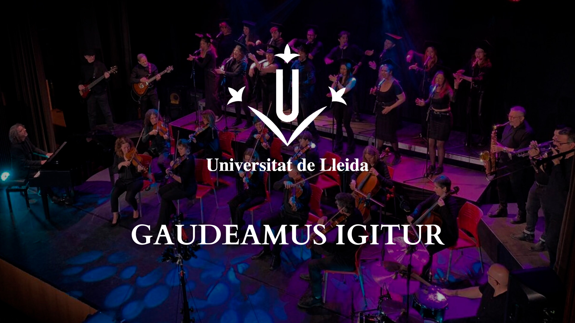 La UdL estrena una nova versió del 'Gaudeamus igitur' a ritme de gòspel