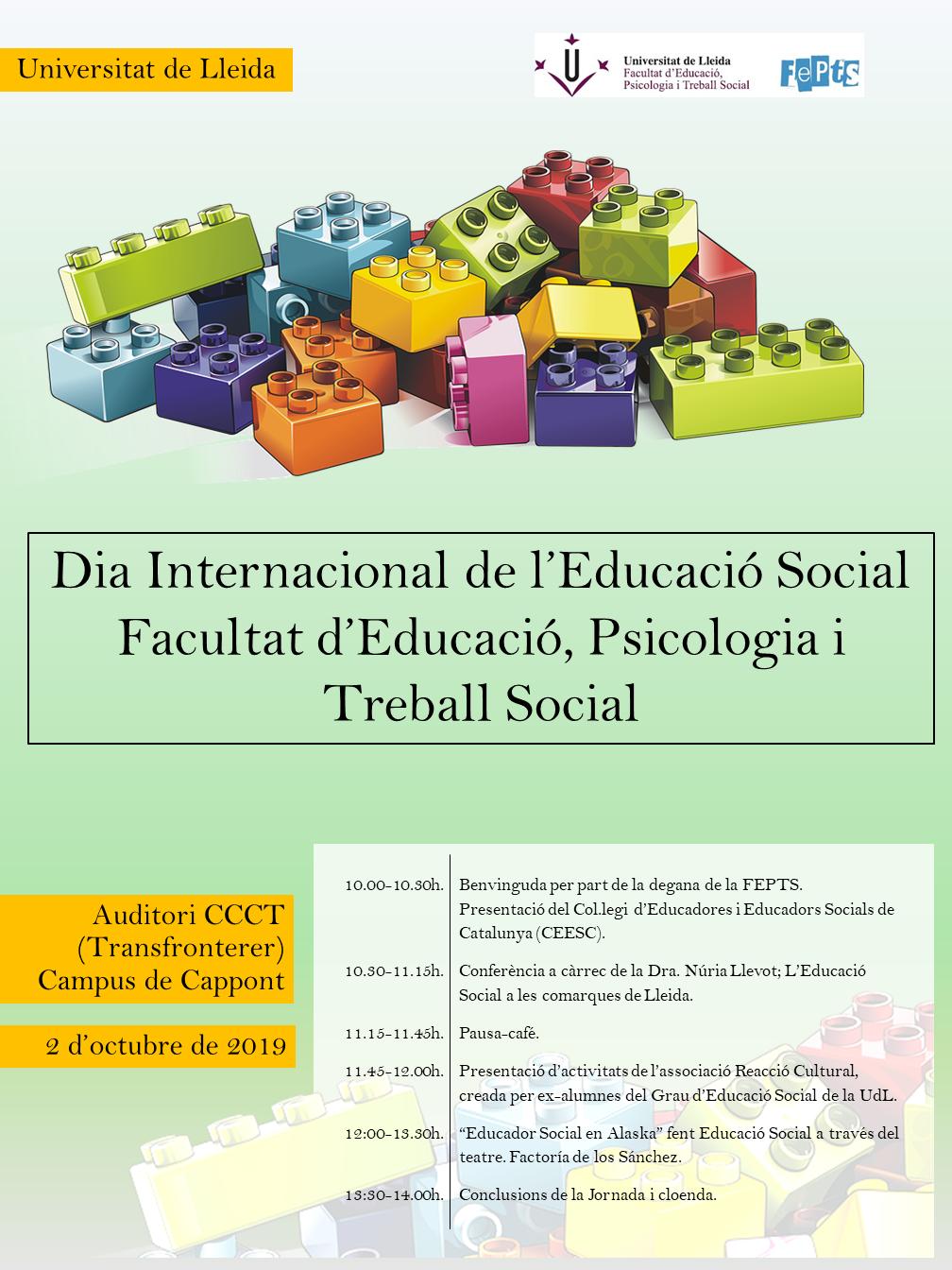 Celebració del Dia Internacional de l'Educació Social